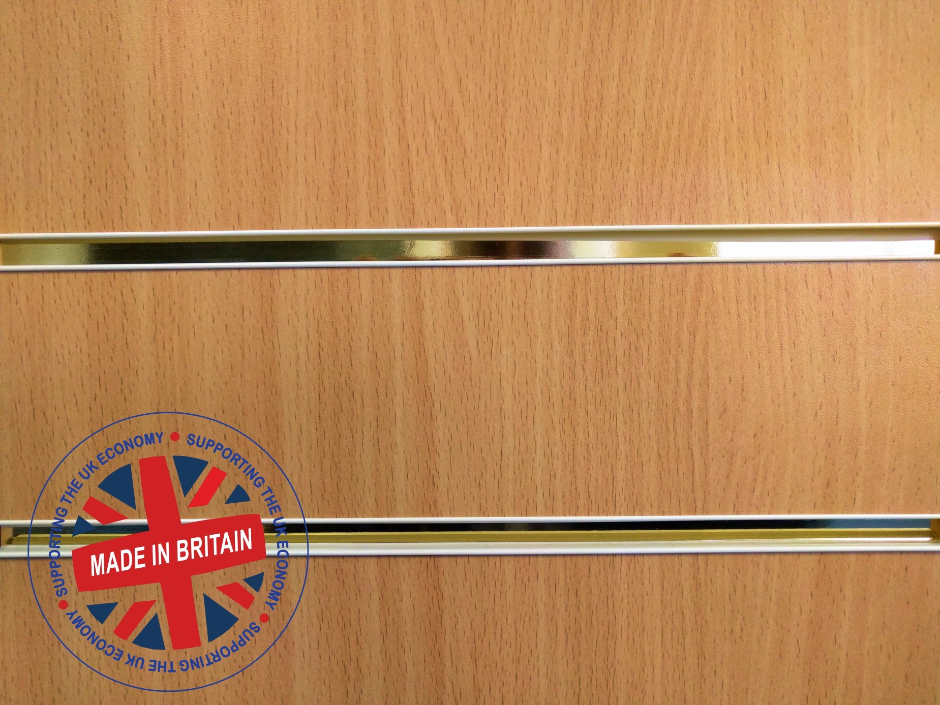 Beech Slatwall Panel 4ft x 4ft (1200mm x 1200mm)