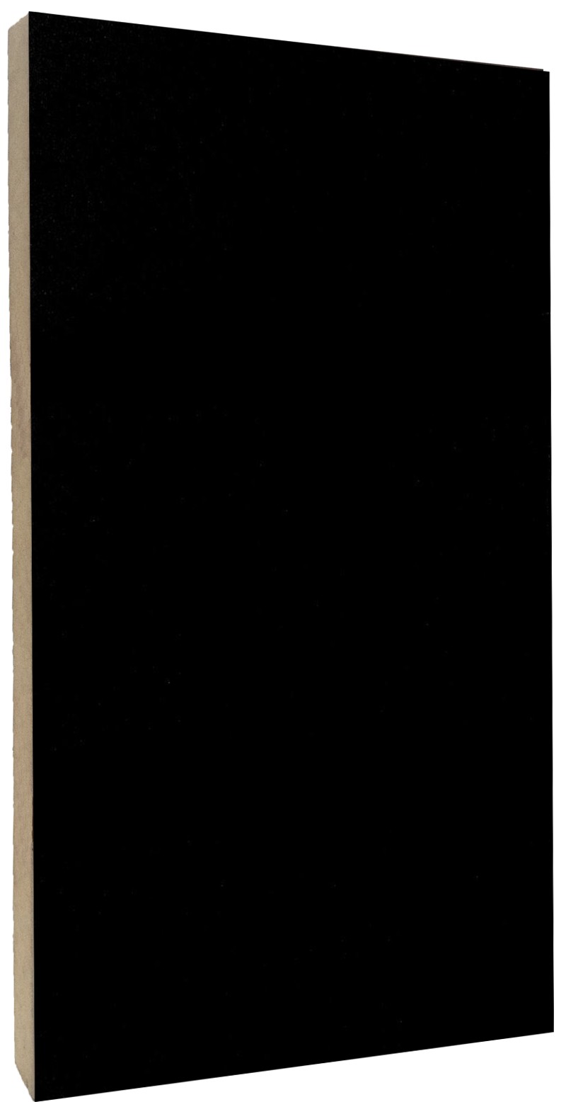 Black Slatwall Panel 4ft x 4ft (1200mm x 1200mm)