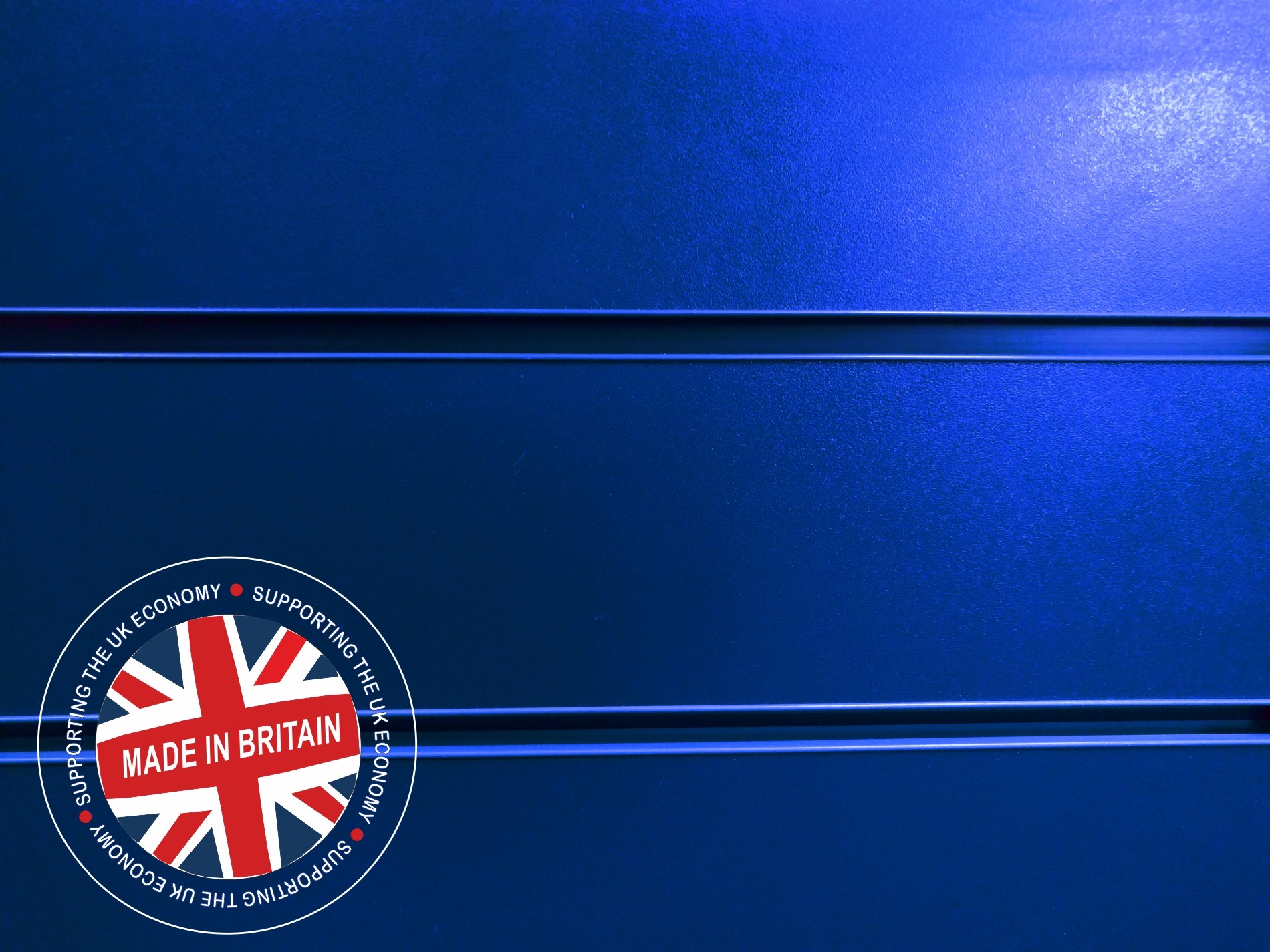 Blue UK Slatwall Panel 8ft x 4ft (2400mm x 1200mm)