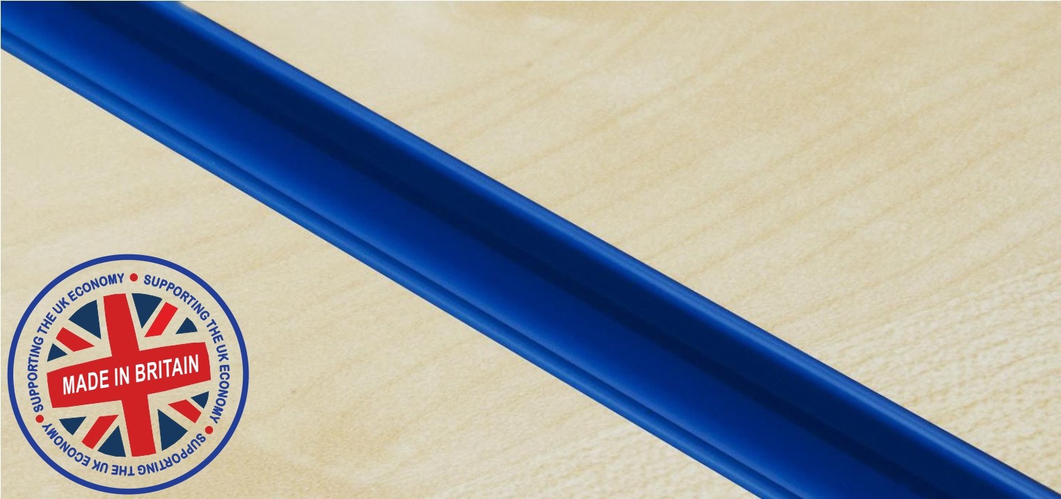 Blue Plastic | Pvc Slatwall Inserts (Pack of 12)