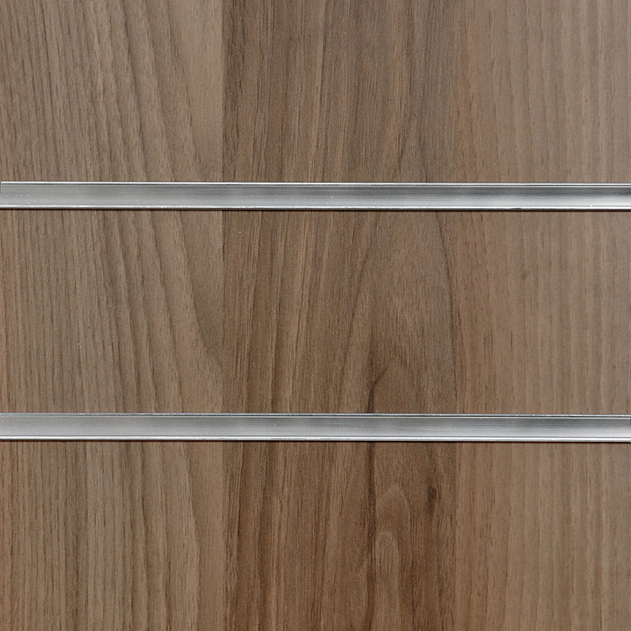 Light Walnut UK Slatwall Panel 8ft x 4ft (2400mm x 1200mm)