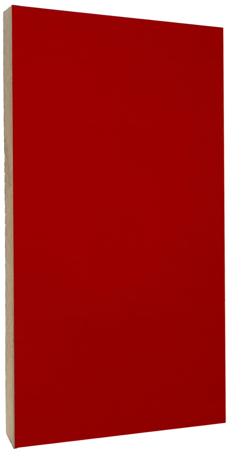 Red UK Slatwall Panel 8ft x 4ft (2400mm x 1200mm)